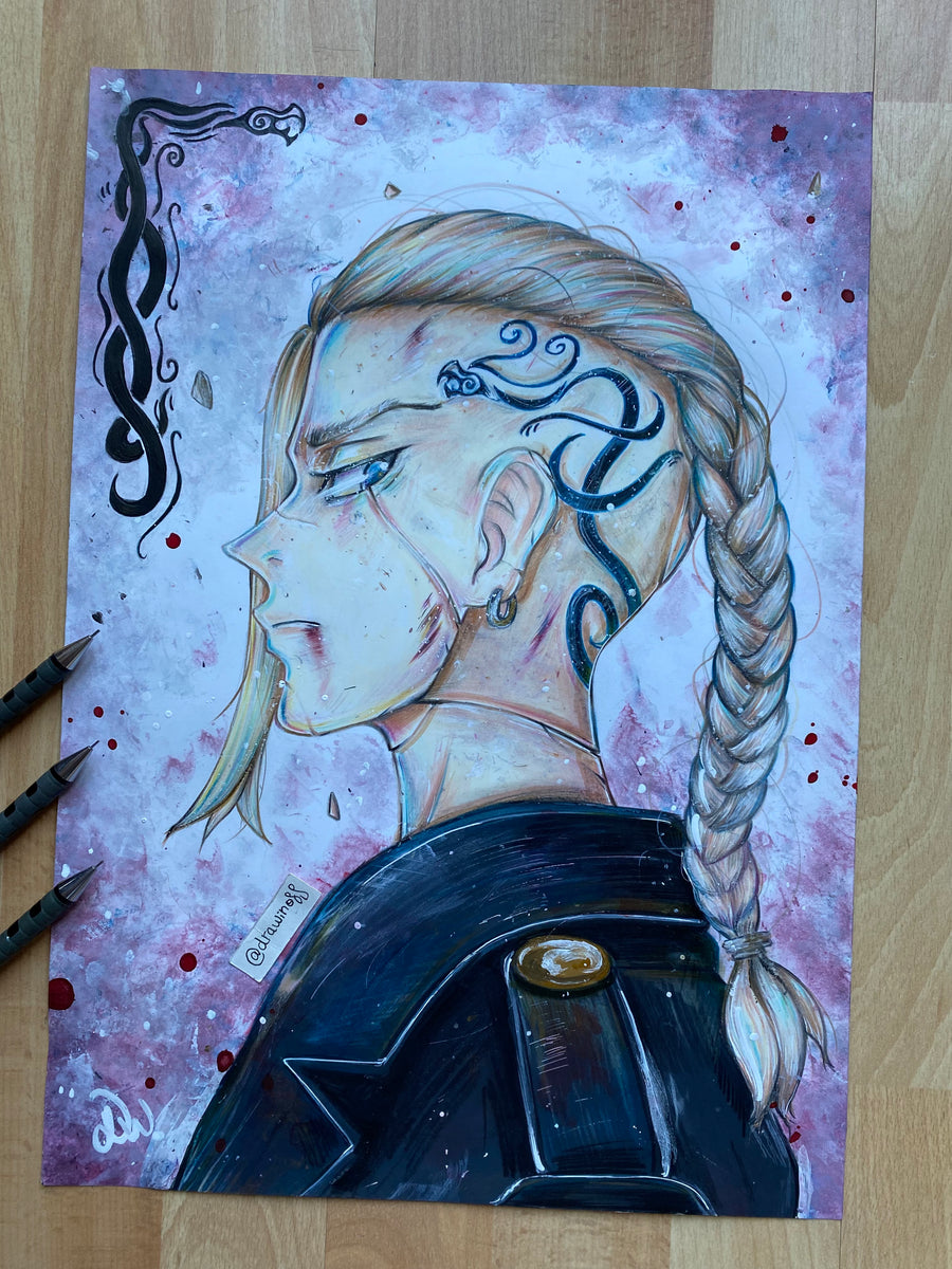 "Draken/Ken Ryûgûji" ORIGINAL A3 - – Drawin.shop